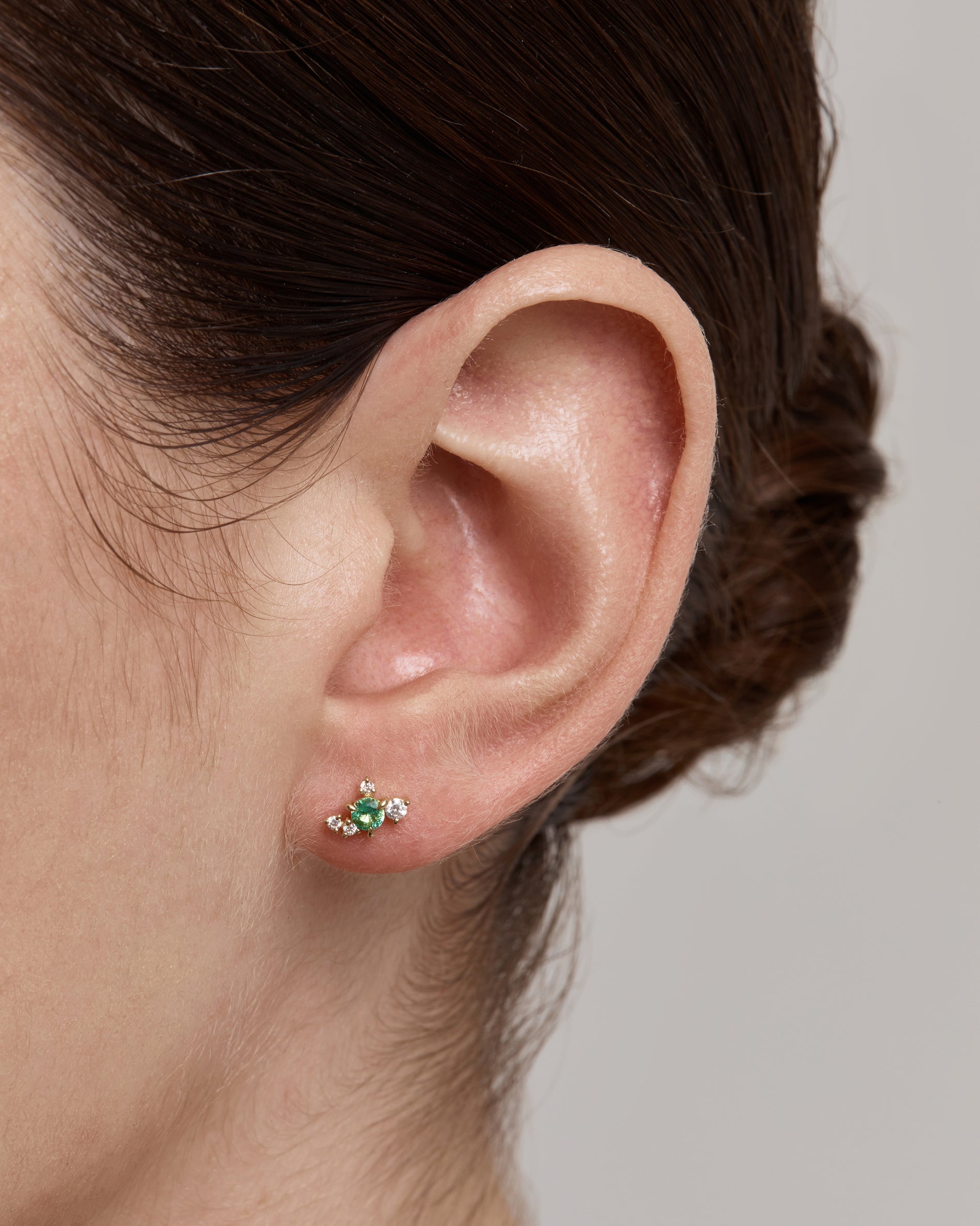 Emerald Cluster Earring – SARAH & SEBASTIAN