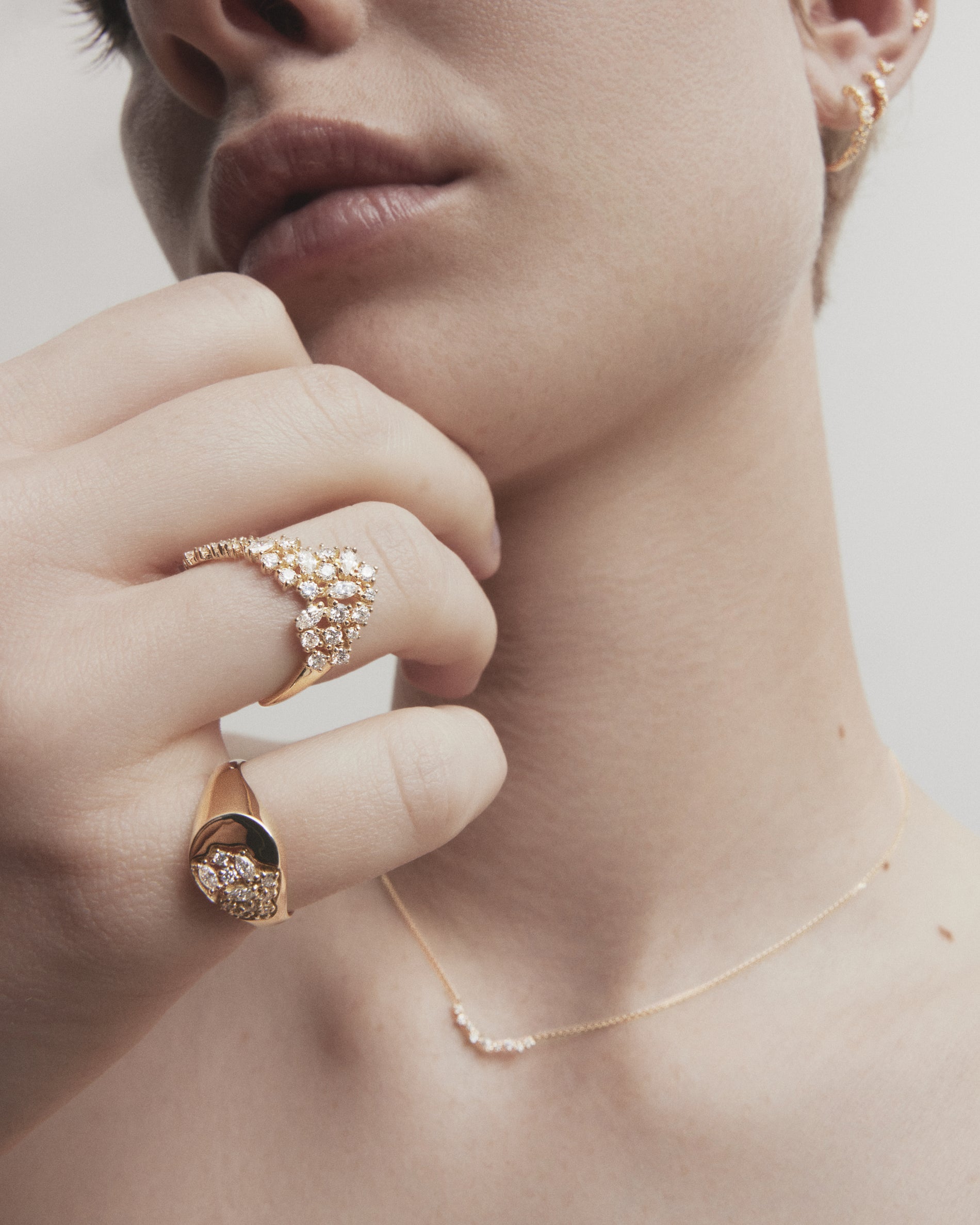 Gossamer Diamond Ring | Yellow Gold | Sarah & Sebastian – SARAH & SEBASTIAN