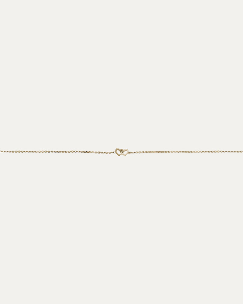 Interlocking Heart Bracelet | Yellow Gold | Sarah & Sebastian – SARAH ...