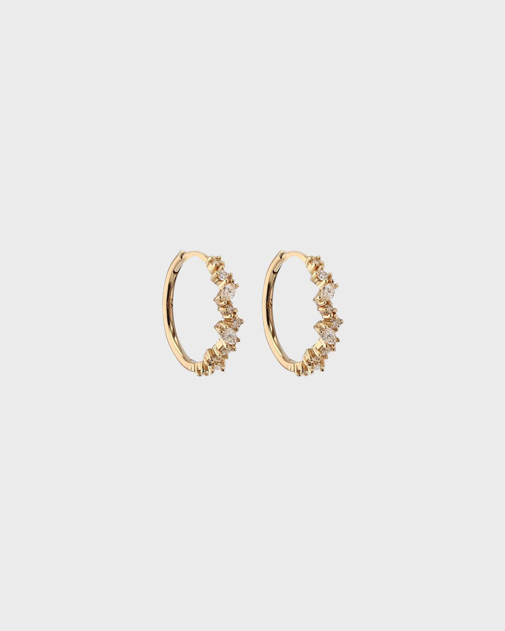 Gossamer Diamond Hoop – SARAH & SEBASTIAN