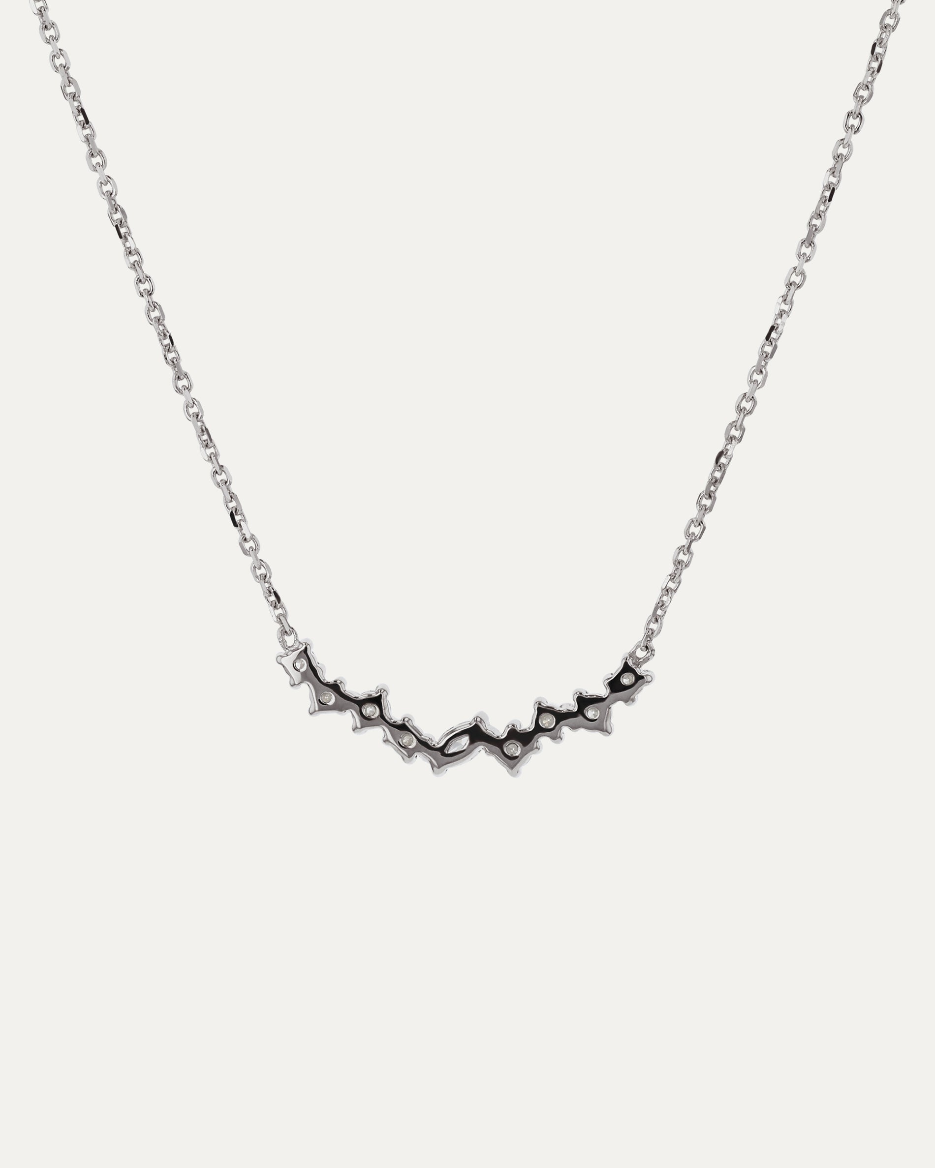 Gossamer Diamond Necklace | White Gold | Sarah & Sebastian – SARAH ...