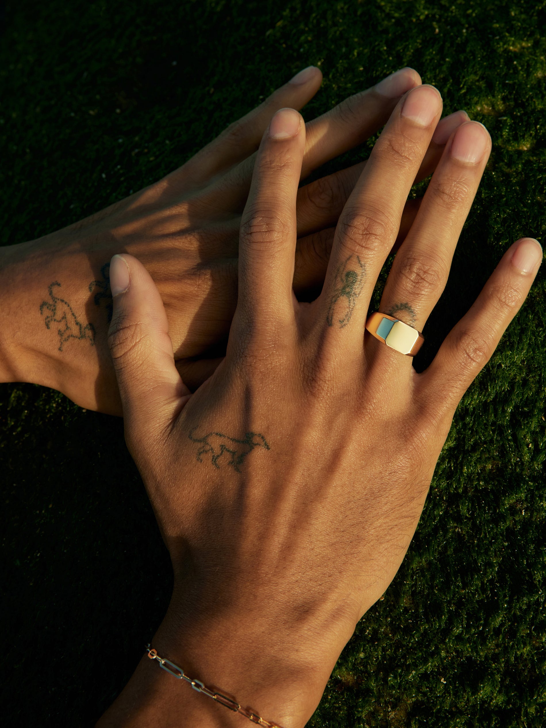 Chase Signet Ring | Yellow Gold | Sarah & Sebastian – SARAH & SEBASTIAN