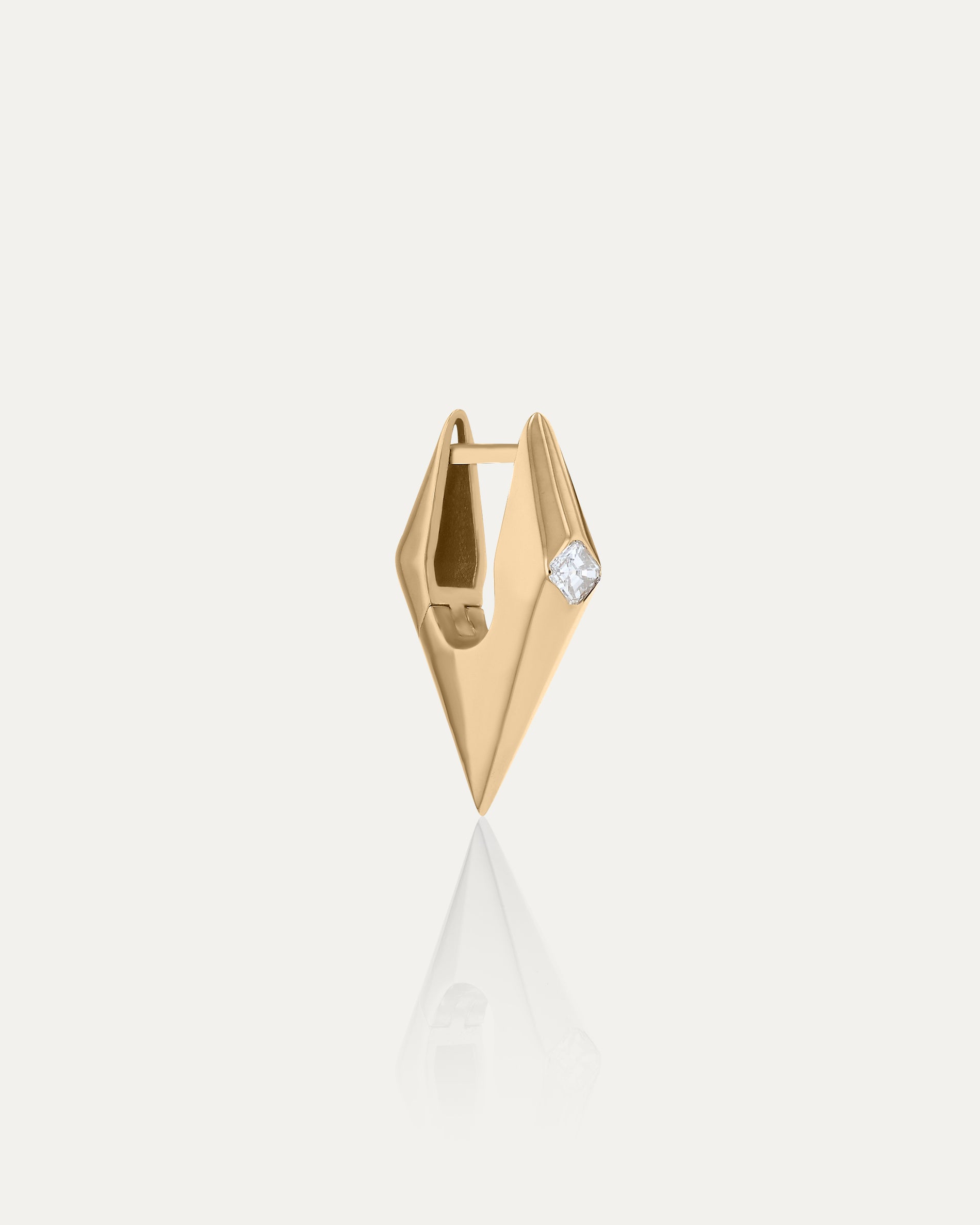 Zenith Point Hoops | Solid 18k Yellow Gold | Sarah & Sebastian – SARAH ...