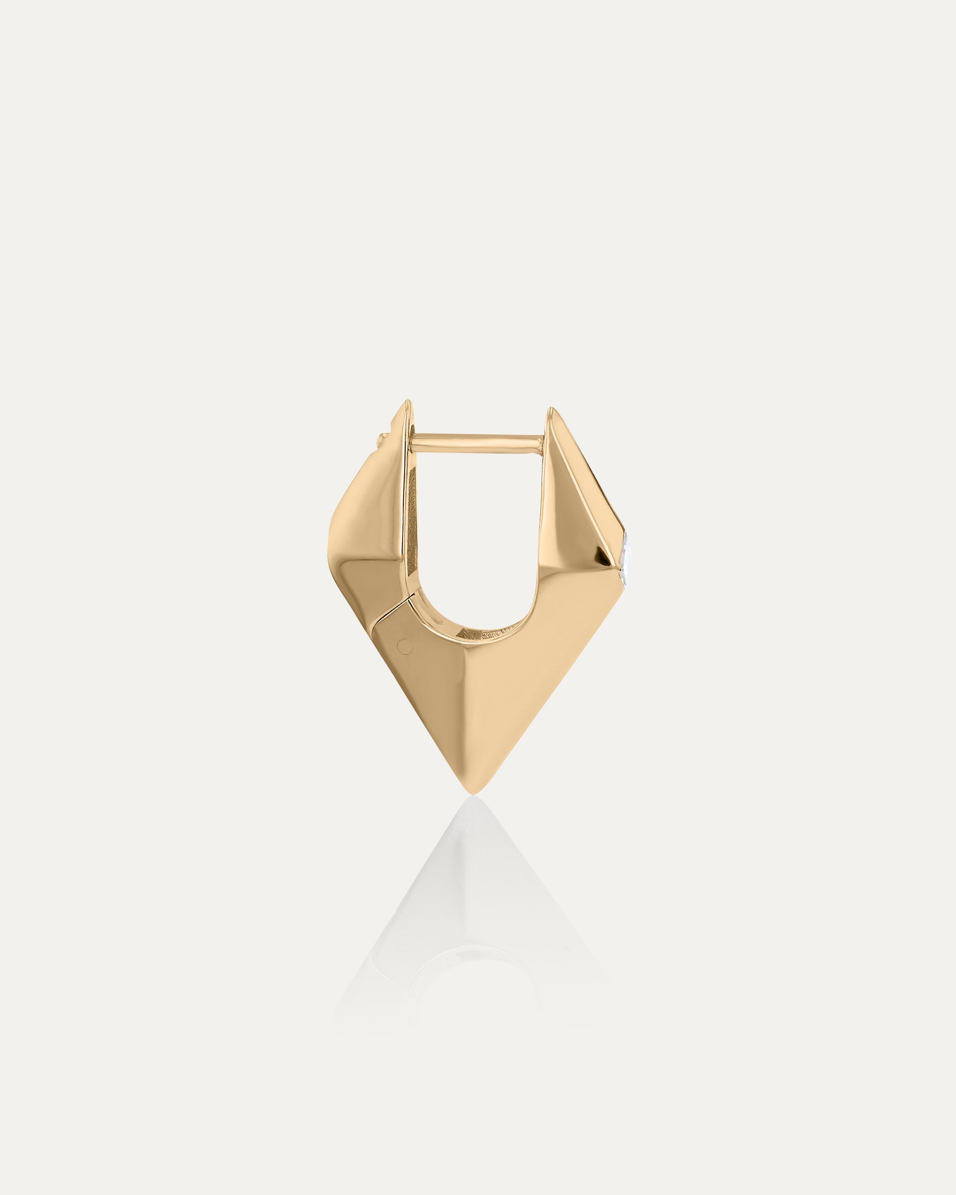 Zenith Point Hoops | Solid 18k Yellow Gold | Sarah & Sebastian – SARAH ...