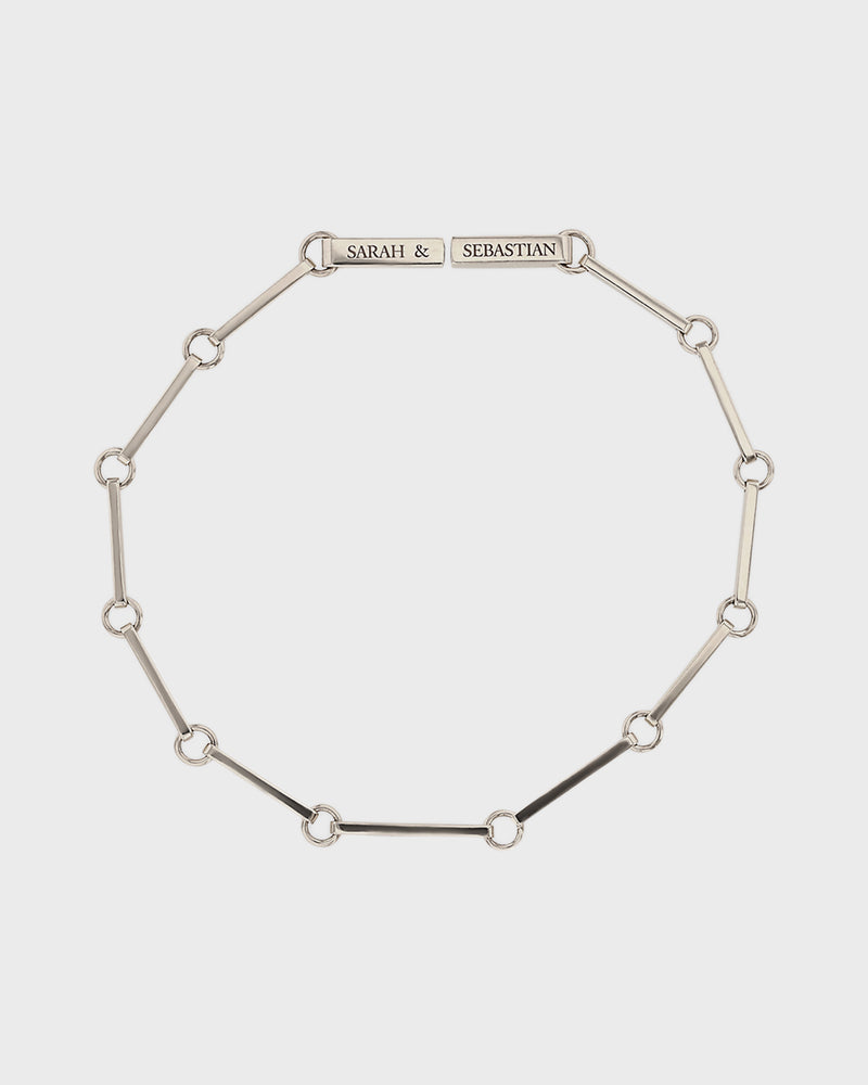 Bar Chain Bracelet | Stirling Silver | SARAH & SEBASTIAN