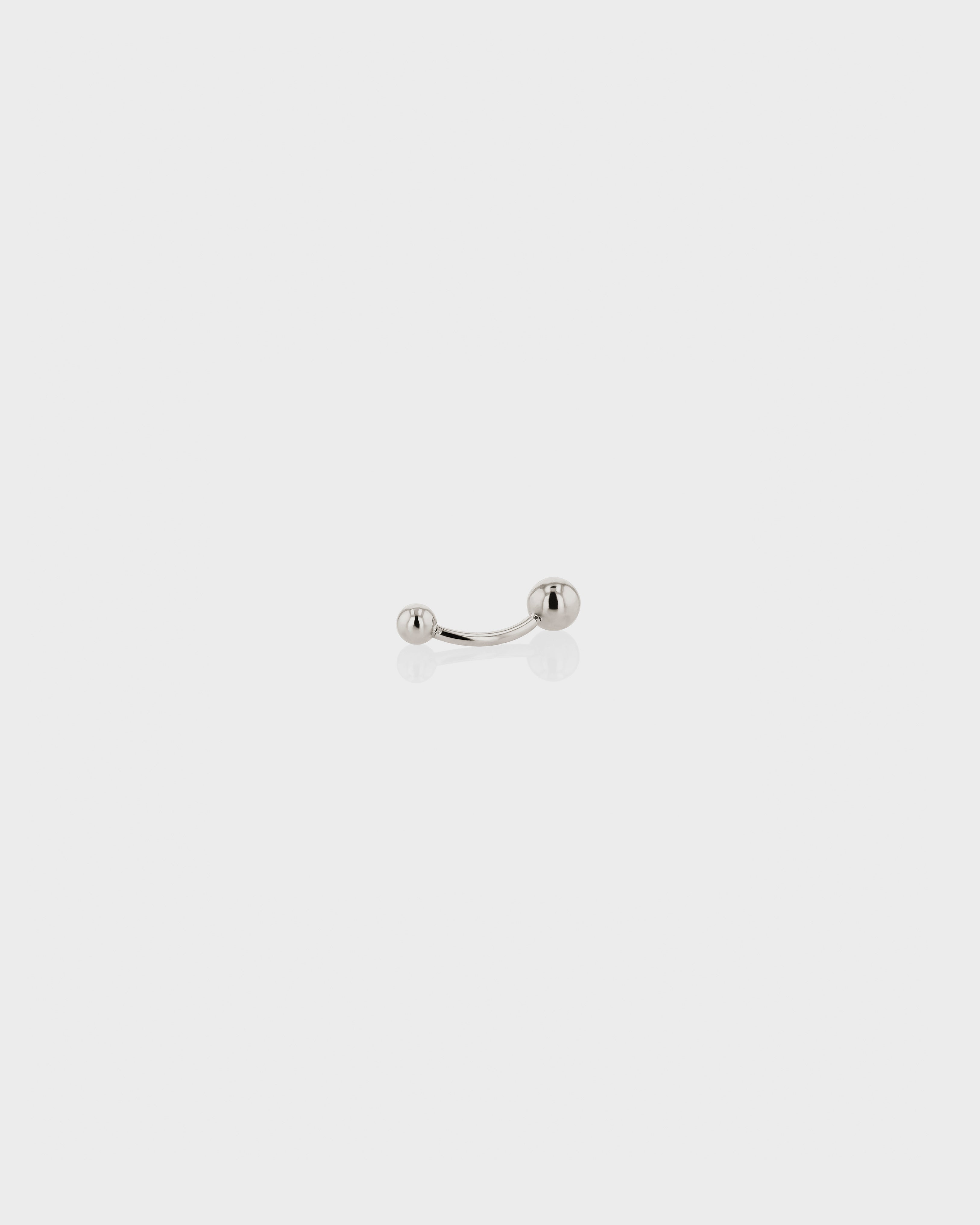Curved Sphere Barbell Yellow Gold – SARAH & SEBASTIAN