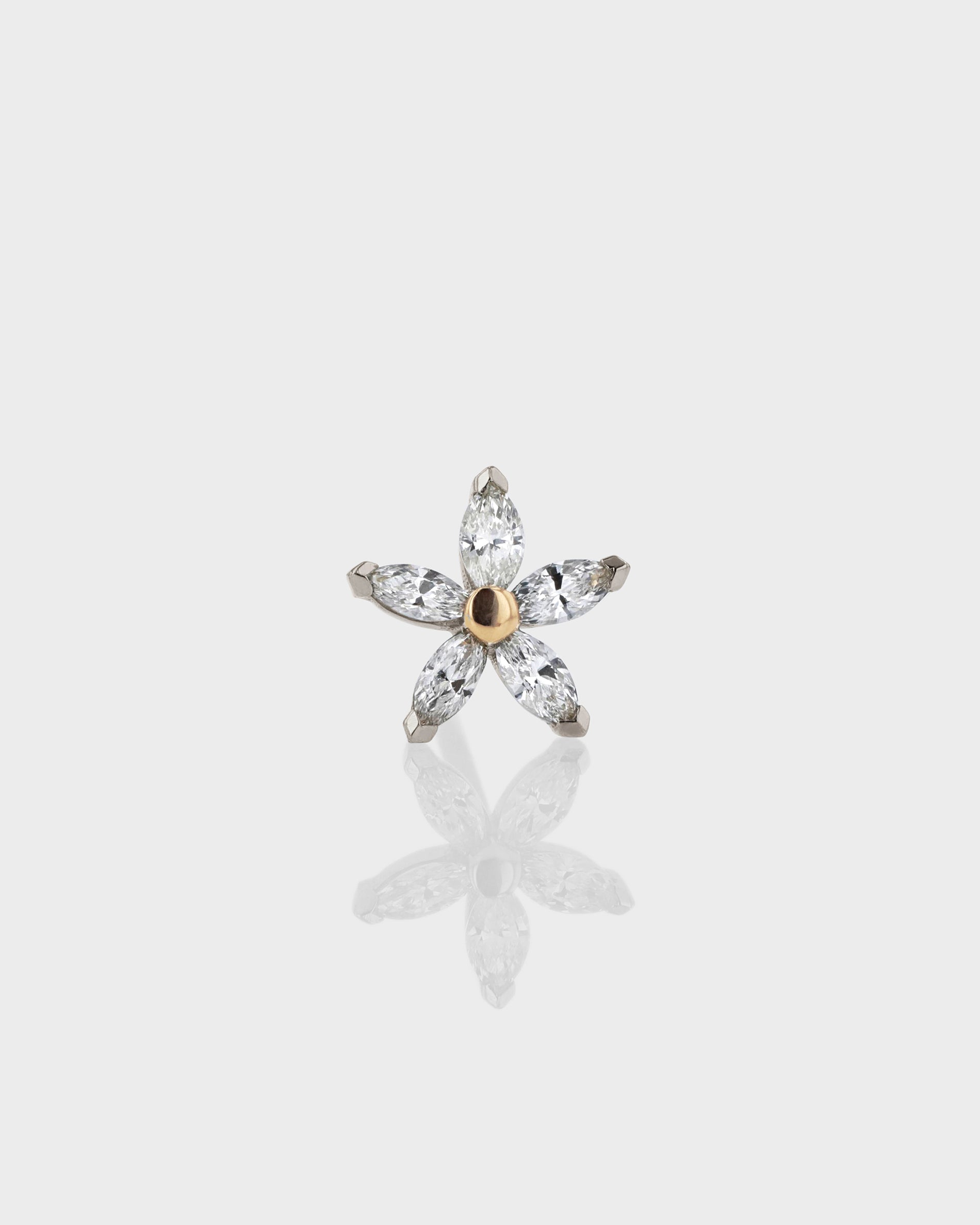 Daisy Cartilage Earring | Yellow Gold | Sarah & Sebastian – SARAH ...