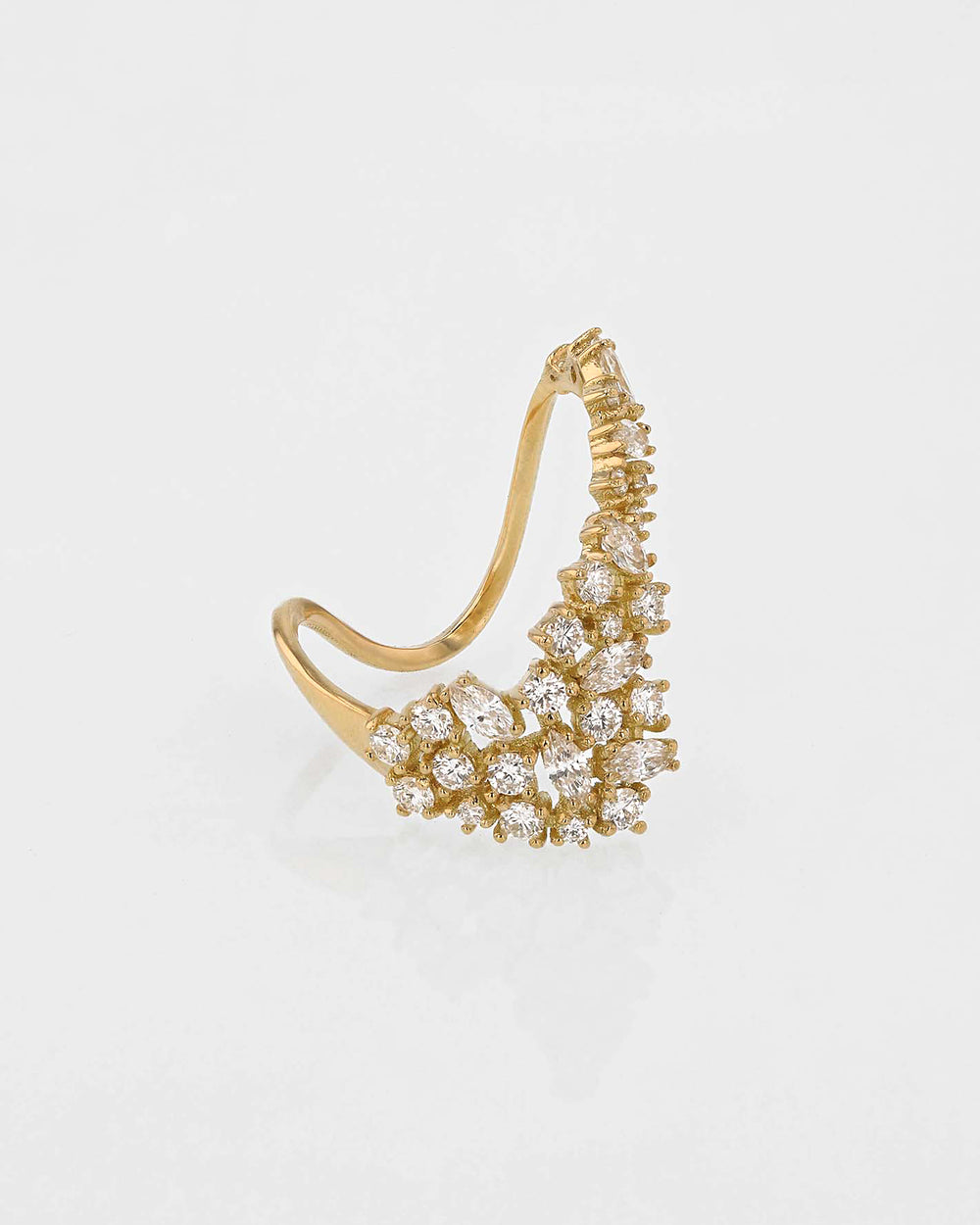 Gossamer Diamond Ring Yellow Gold | Sarah & Sebastian – SARAH & SEBASTIAN