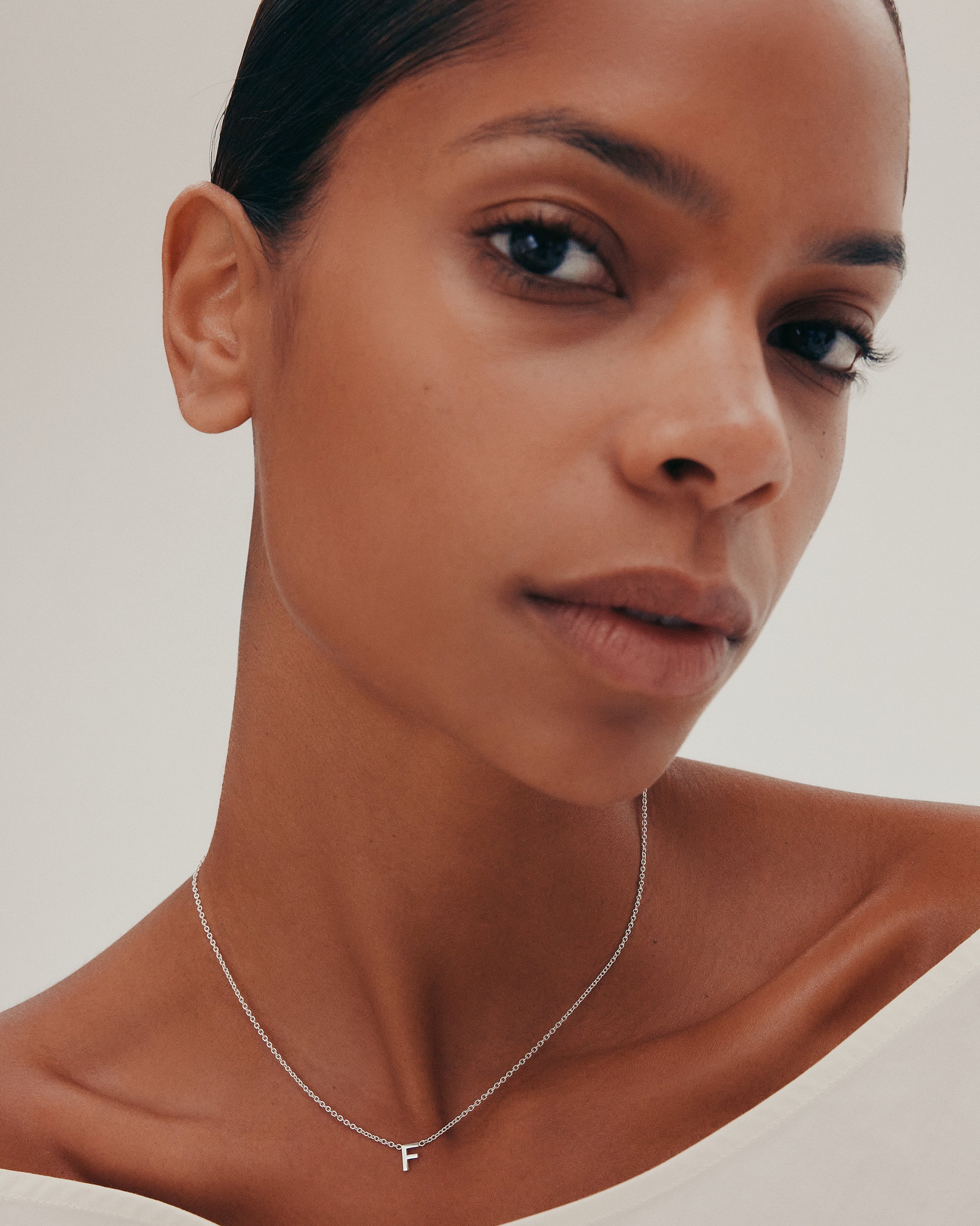 The Letter Necklace | Sterling Silver | SARAH & SEBASTIAN