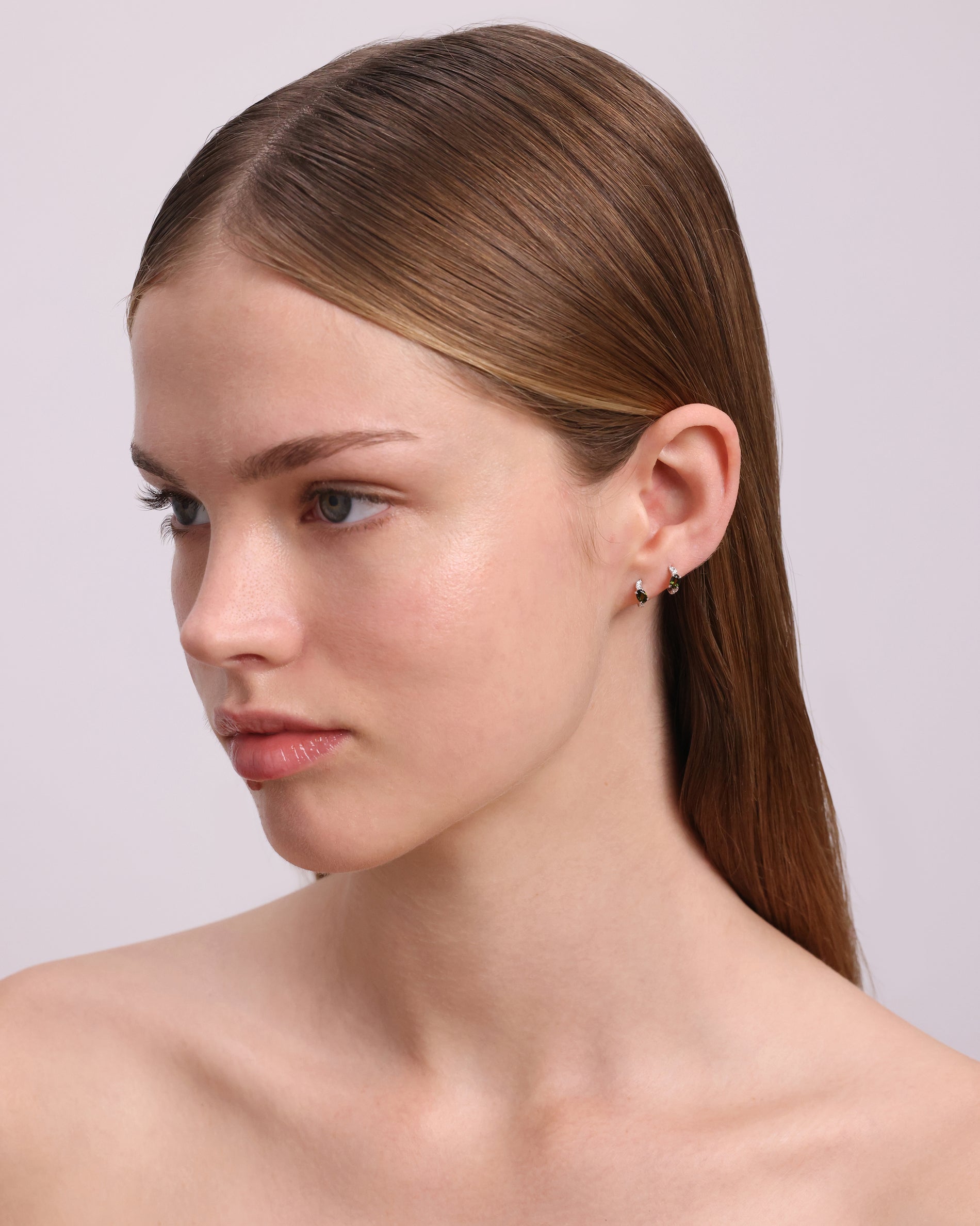 Fine Verdigris Cluster Hoops – SARAH & SEBASTIAN