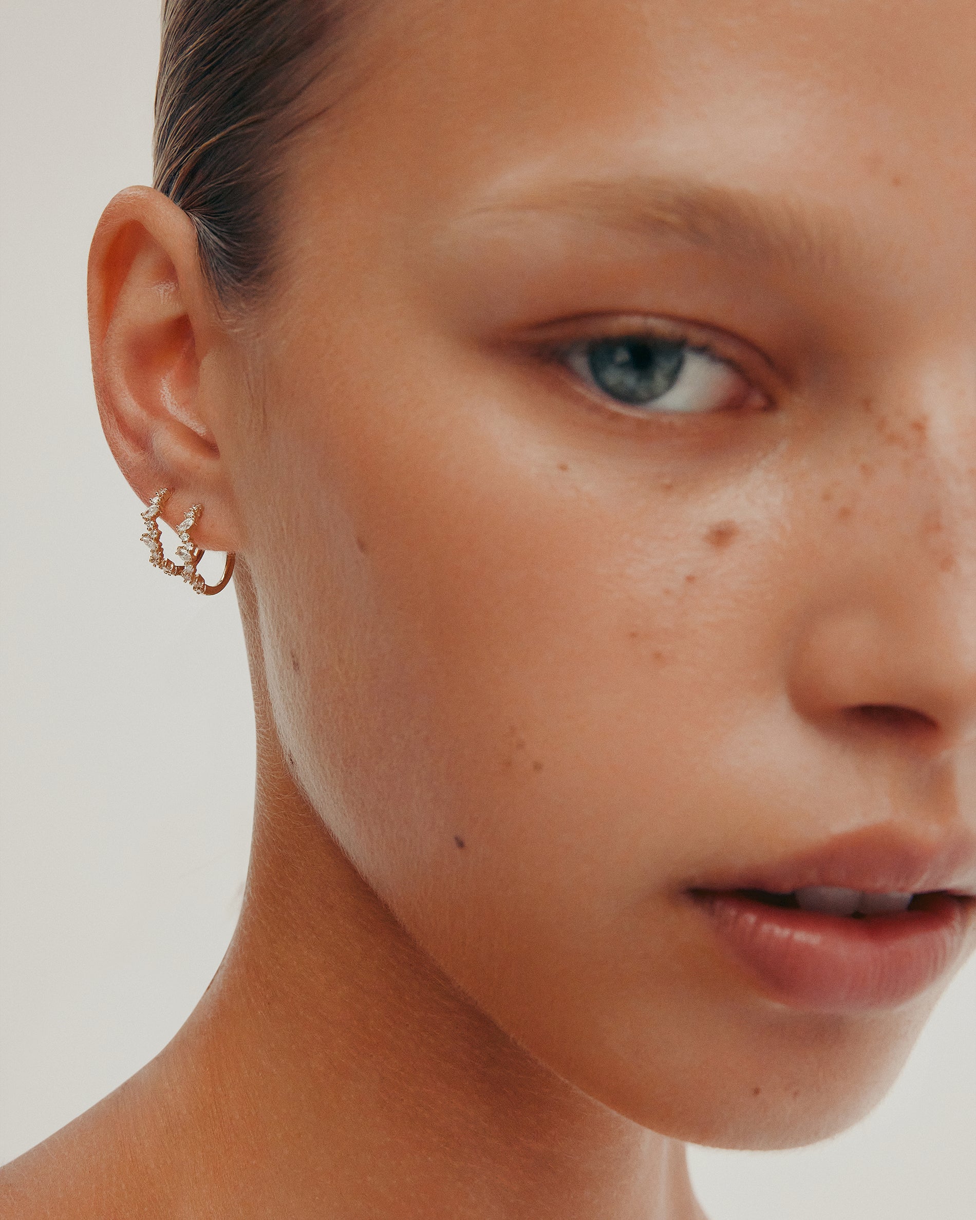Gossamer Hoop | Yellow Gold | Sarah & Sebastian – SARAH & SEBASTIAN
