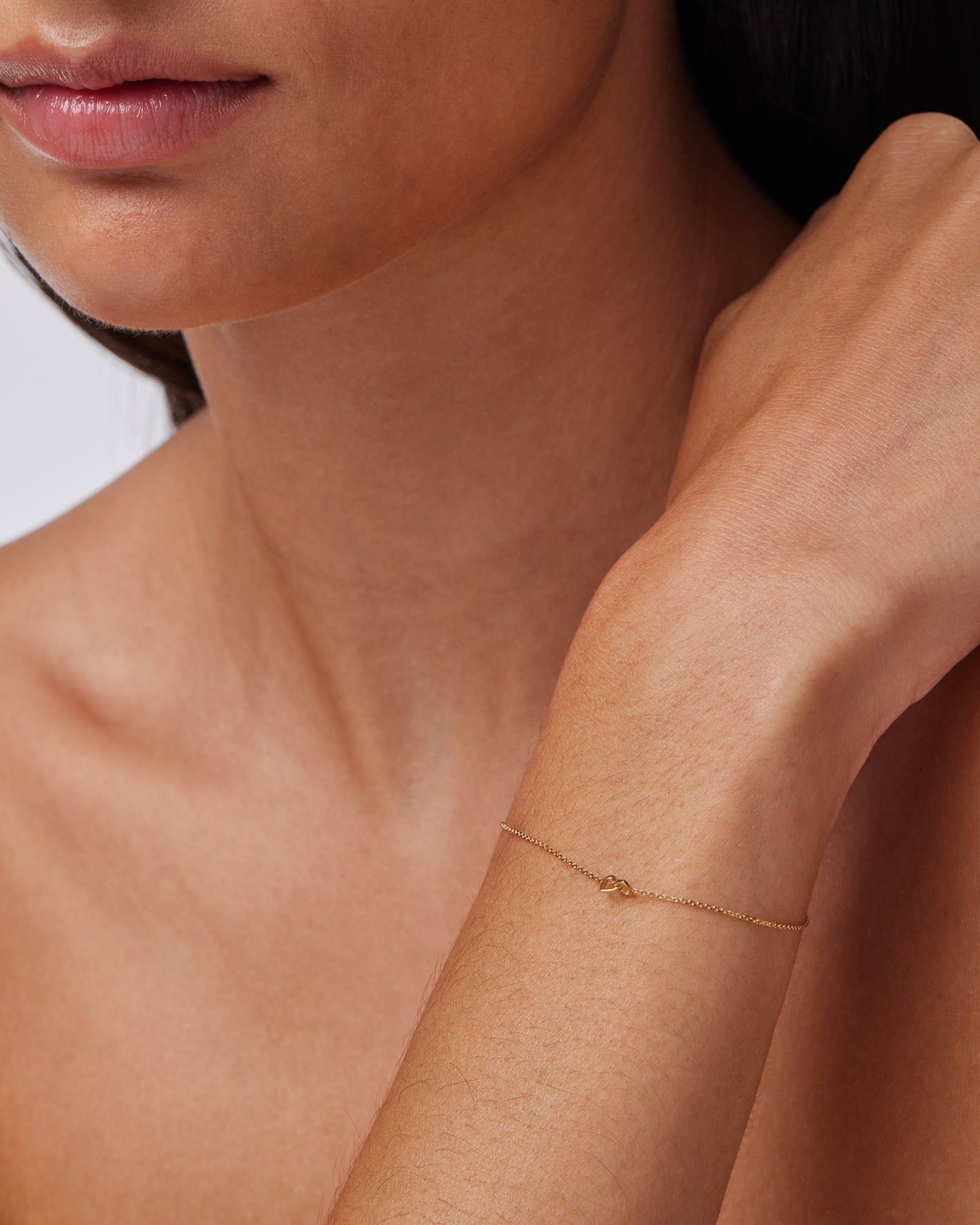 Interlocking Heart Bracelet | Yellow Gold | Sarah & Sebastian – SARAH ...