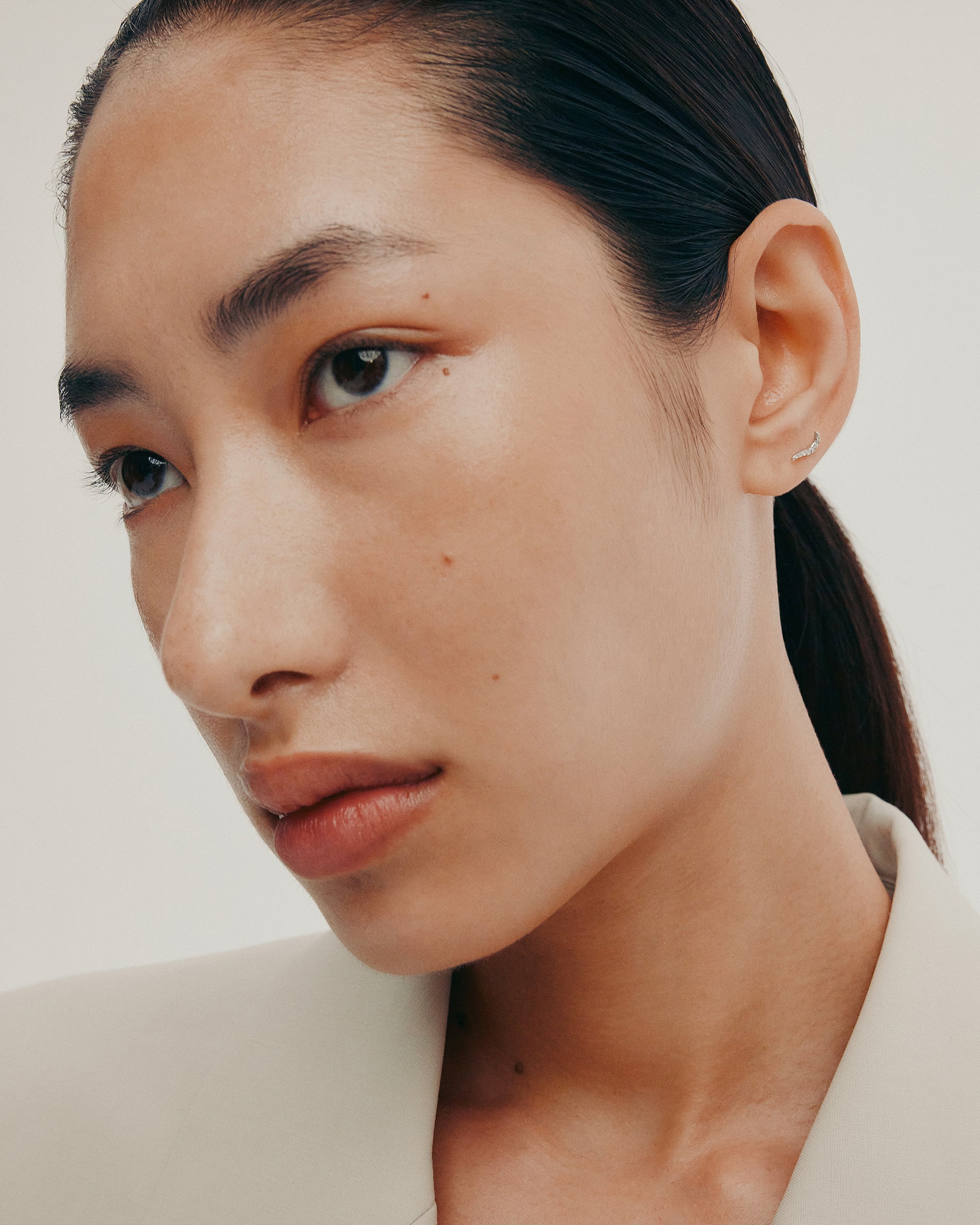 Wavecrest Cartilage Earring | Platinum | Sarah & Sebastian – SARAH ...