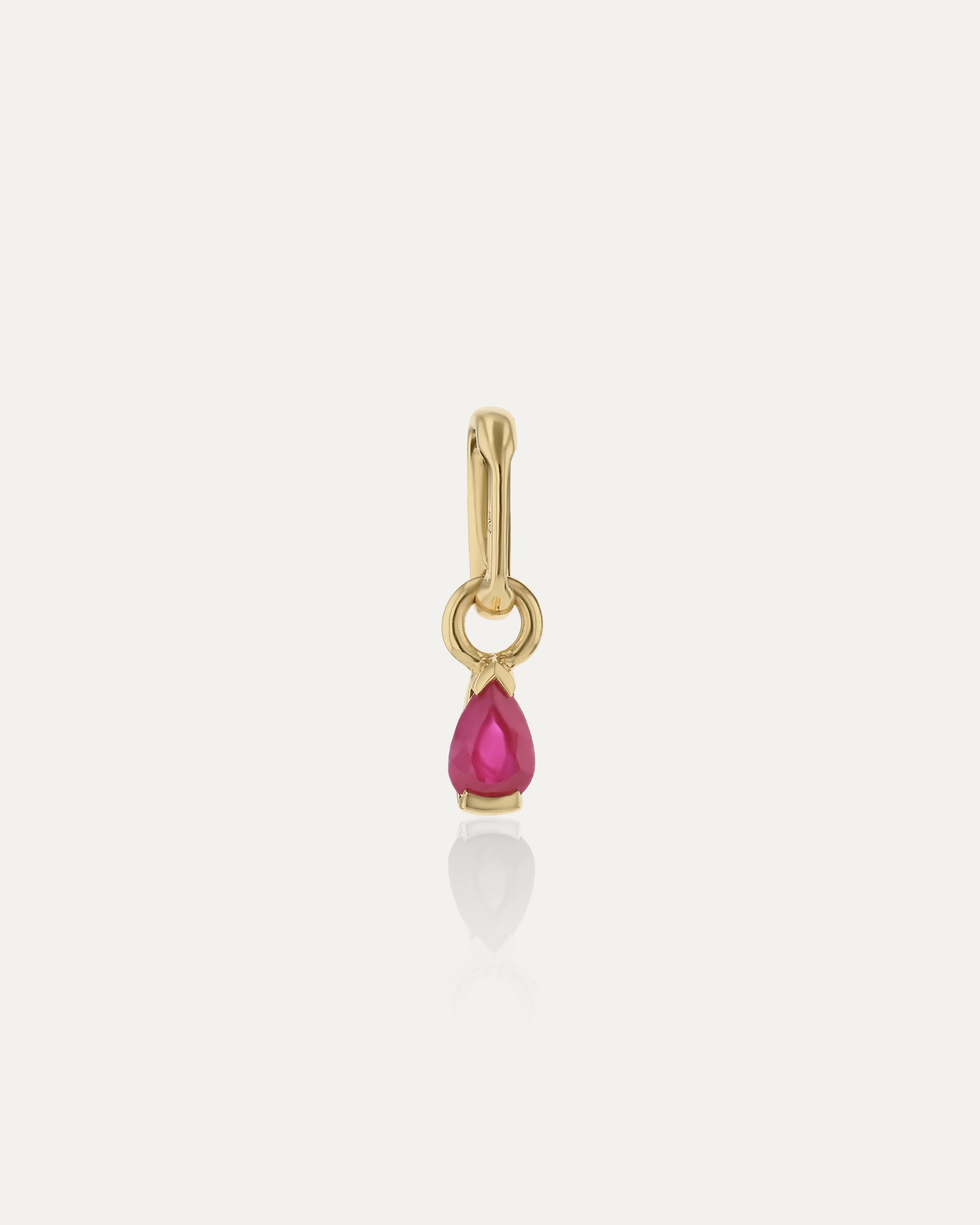 Petite Ruby Carabiner in 18k Gold | SARAH & SEBASTIAN
