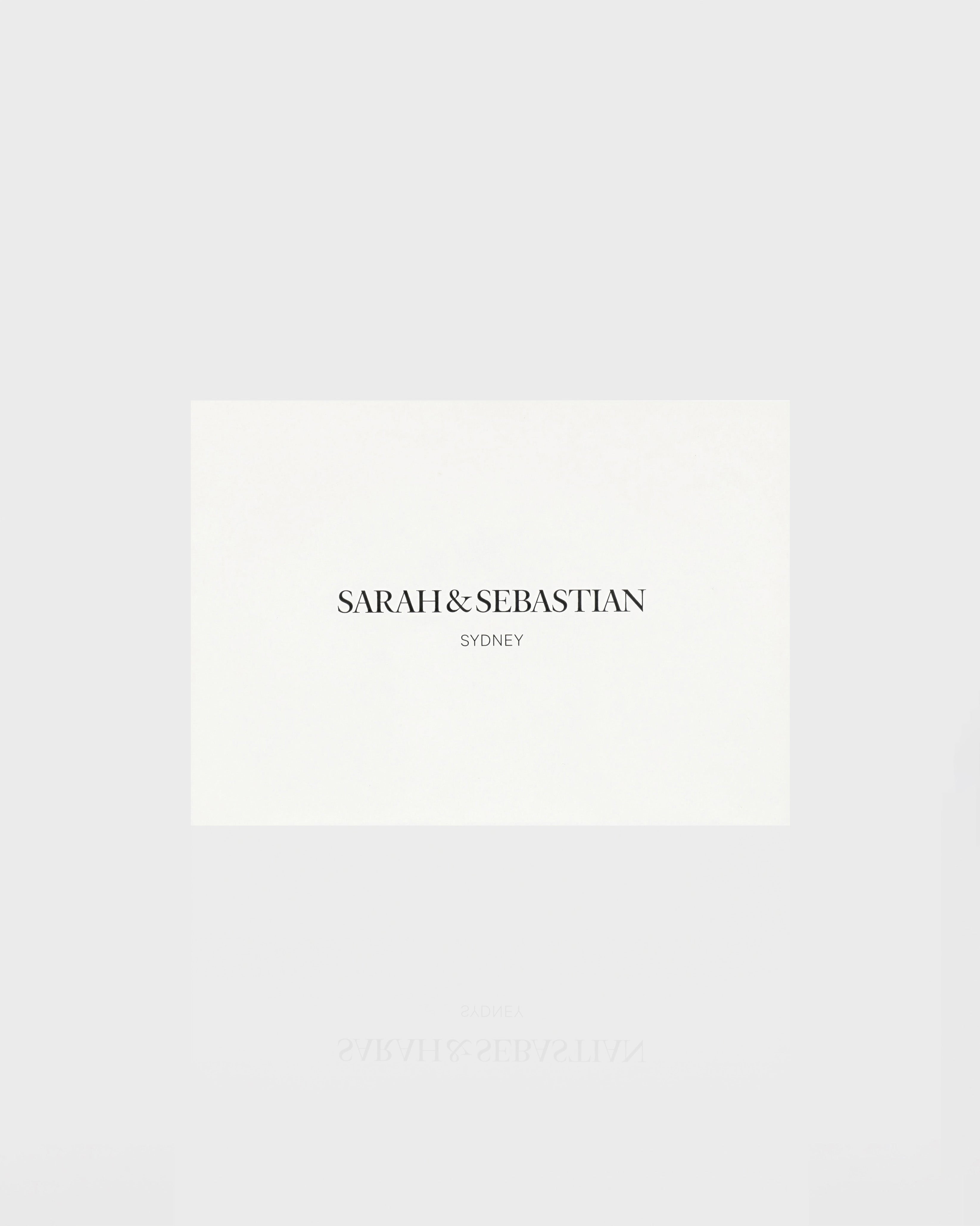 Digital Gift Card – SARAH & SEBASTIAN