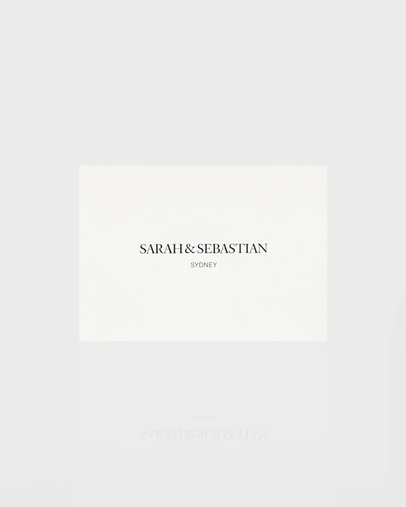 SARAH & SEBASTIAN Physical Gift Card