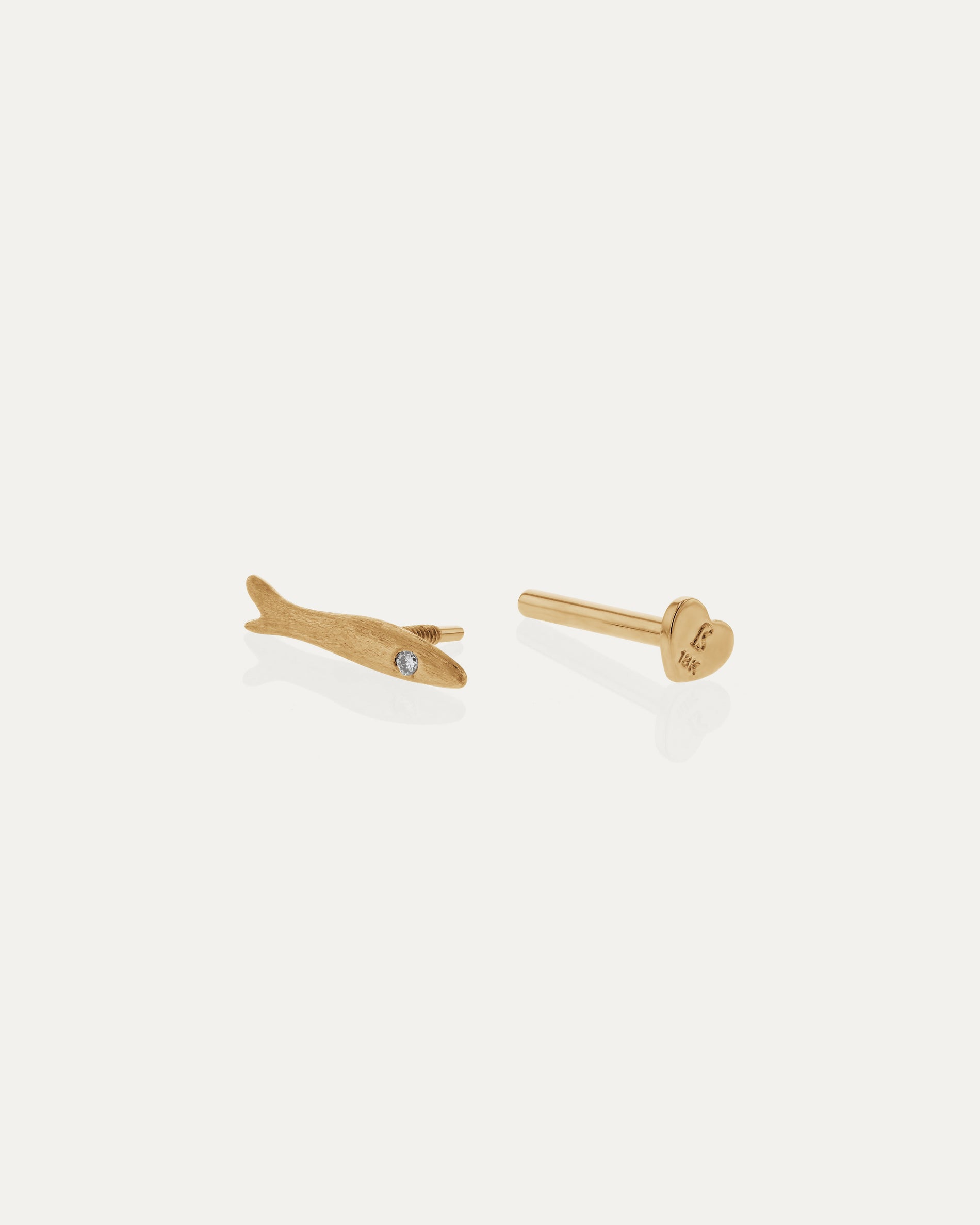 Sardine Cartilage Earring | Solid 18k Gold | Sarah & Sebastian – SARAH ...