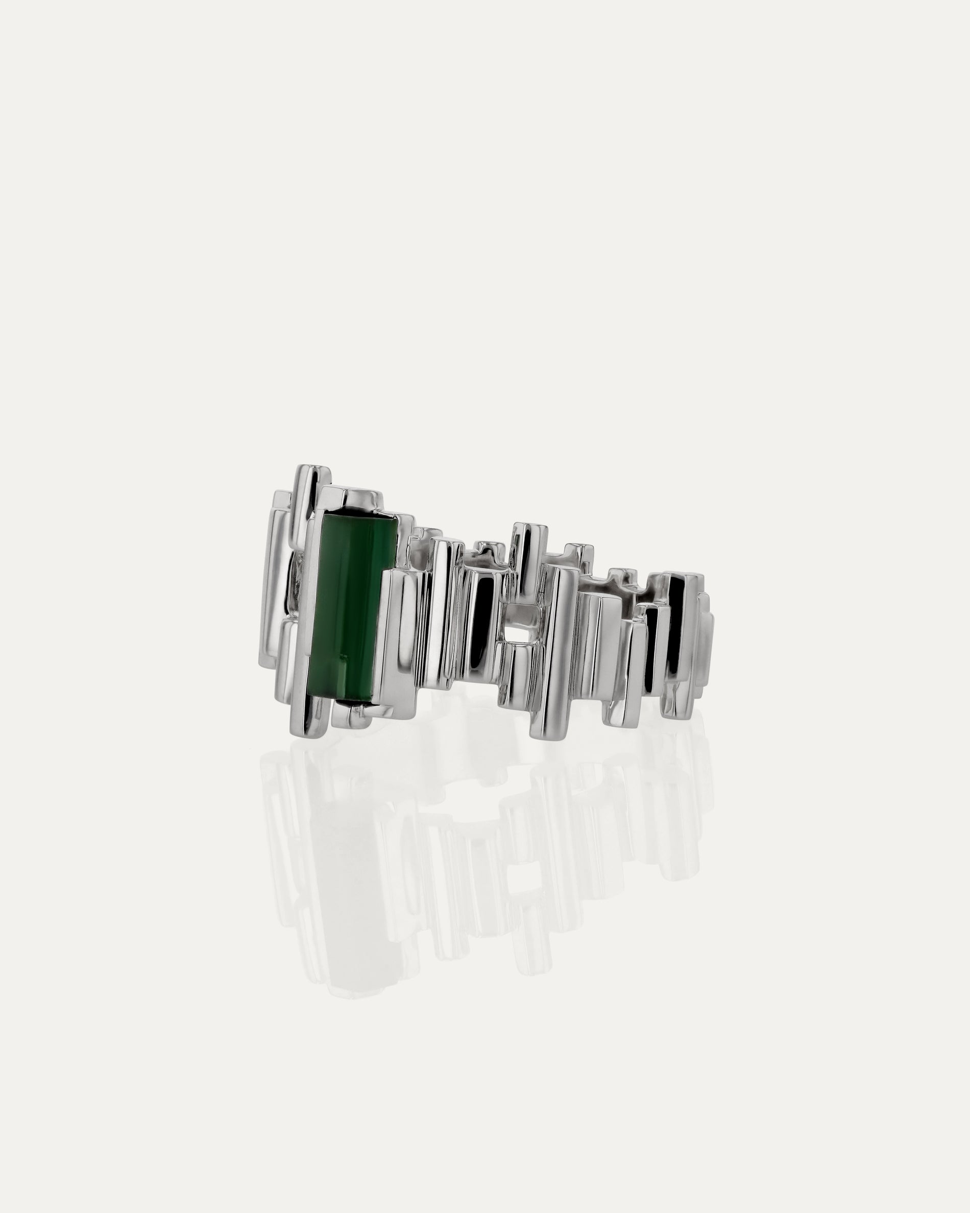 Tourmaline Pillar Ring | Silver | Sarah & Sebastian – SARAH & SEBASTIAN