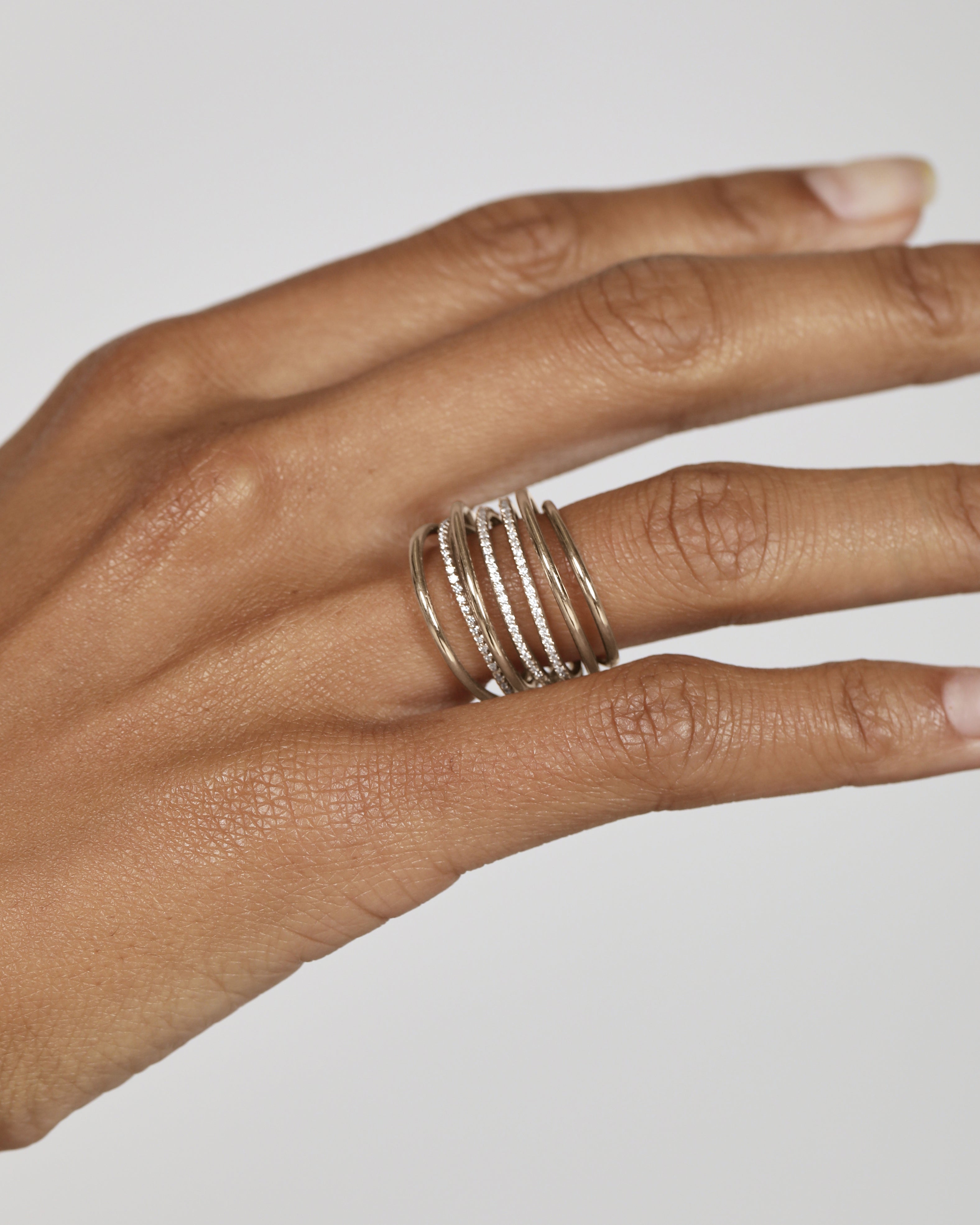 Entangled Diamond Ring Yellow Gold | Sarah & Sebastian – SARAH & SEBASTIAN