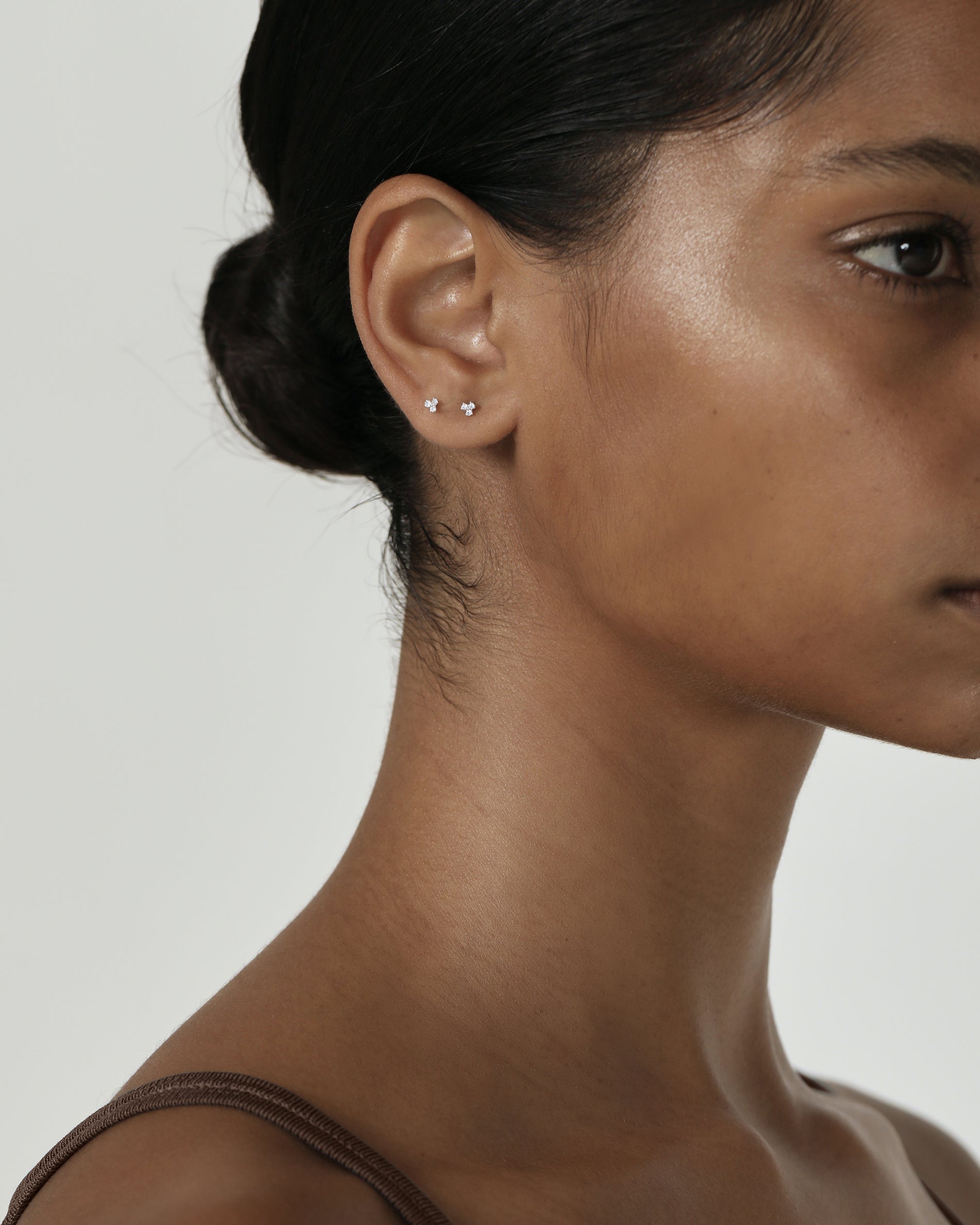 Trio Diamond Earring White Gold | Sarah & Sebastian – SARAH & SEBASTIAN